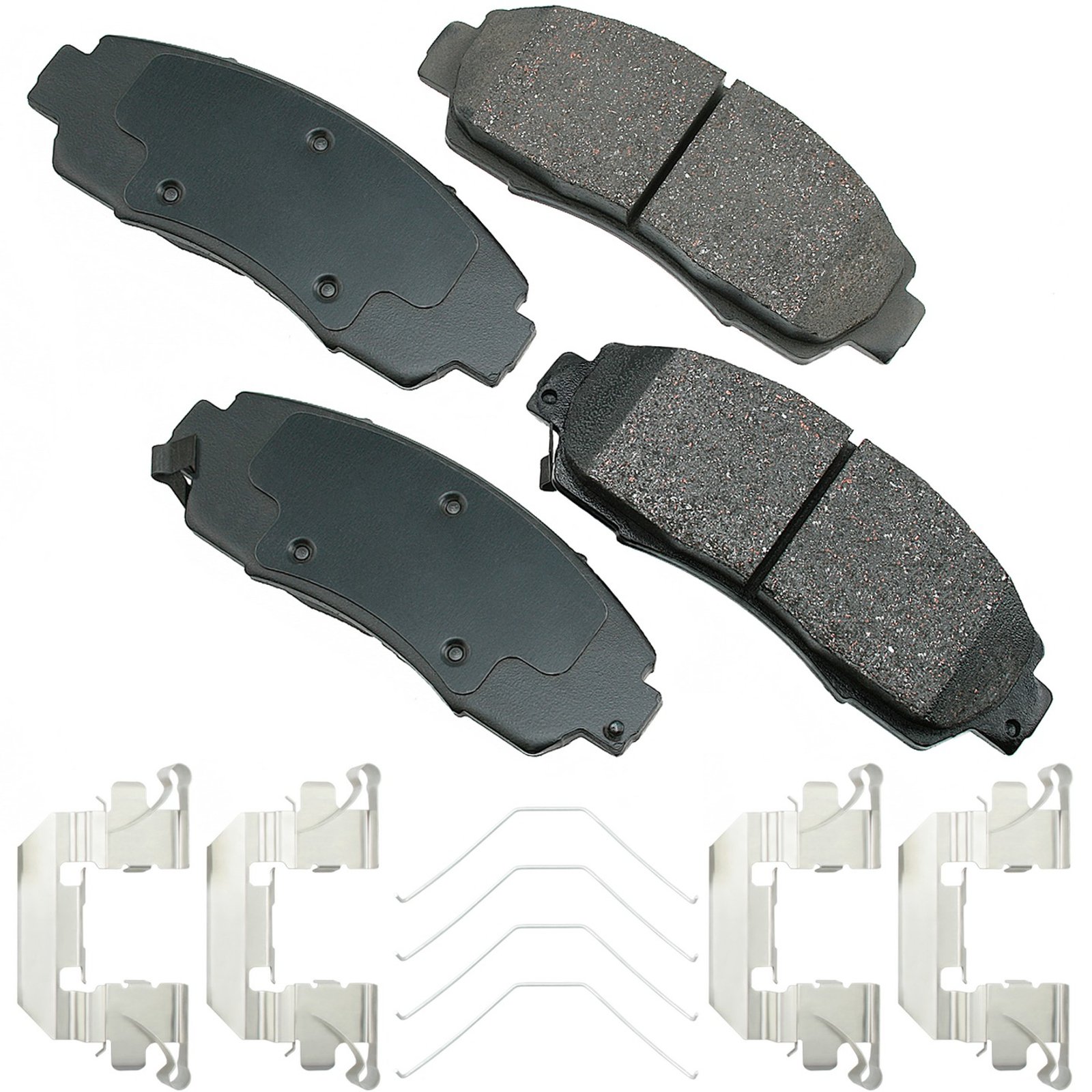 Akebono ACT1089A Disc Brake Pad Set - Front - PartCatalog
