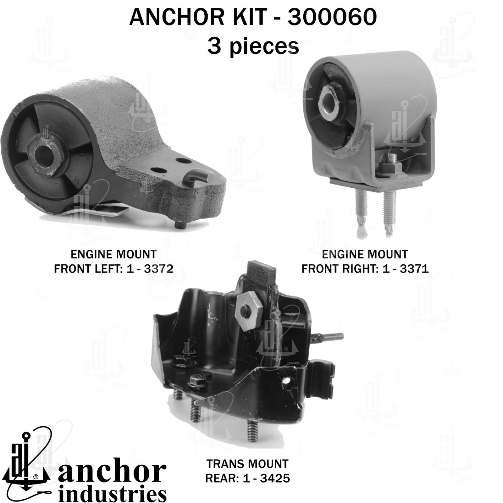 Anchor 300060 Engine Mount Kit - PartCatalog